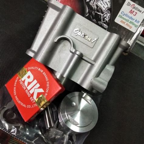 Cylinder Block Kit Mm Steel Bore Cast Piston Mio I Soul I Gravis Gear Original