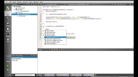 C Qt 108 Command Line Cross Platform And Threads Youtube