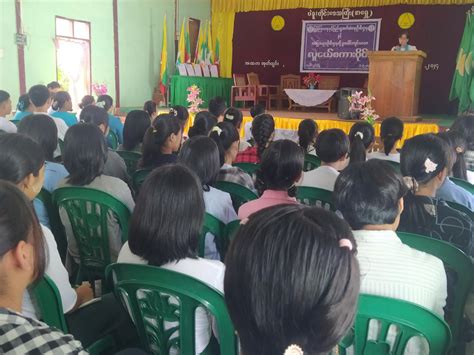 အုတ်တွင်းမြို့နယ် အခြေခံပညာအထက်တန်းကျောင်း၌ လူငယ်စကားဝိုင်းကျင်းပ