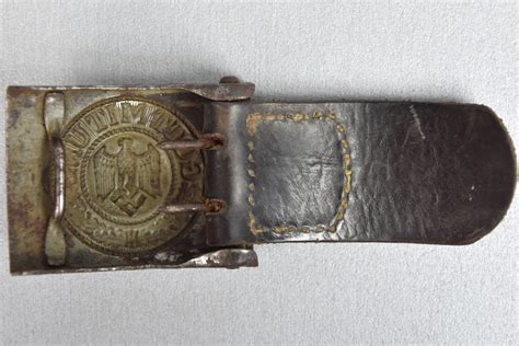 Army Heer Belt Buckle By B Haarmann 1940 Bevo Militaria Military Antique Shop