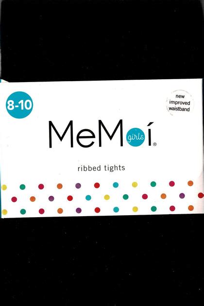Memoi Girls Ribbed Opaque Tights Winter White Mk 209 Head Shoulders