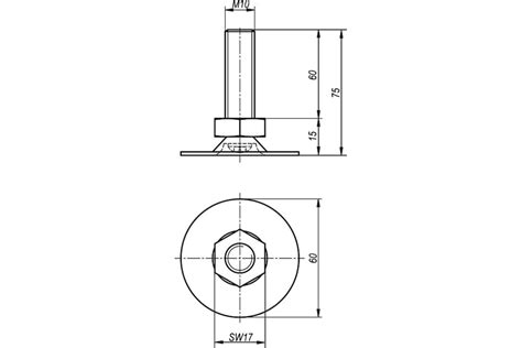 Опора KIPP K0678.06010x060 - выгодная цена, отзывы, характеристики ...