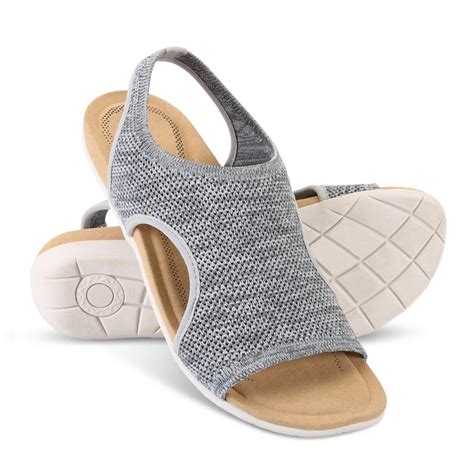 The Lightweight Memory Foam Sandals Hammacher Schlemmer
