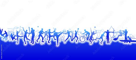 Sports Background Design With Abstract Modern Template Vector