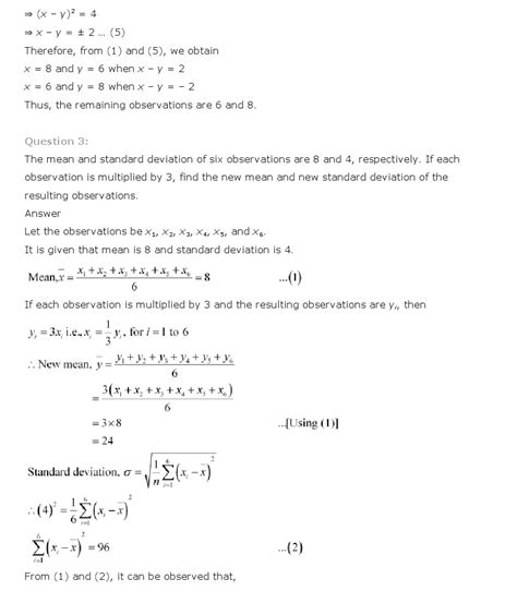 Maths Ch 15 Statistics Class 11 Ncert Solutions
