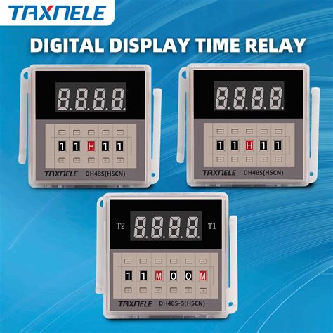 Dh48s 2z Dh48s 1z Dh48s S Digital Led Timer Time Relay Switch Power On