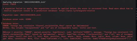 Incompatible Types Text And Text · Prisma Prisma · Discussion
