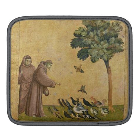 St Francis Of Assisi Preaching To The Birds Sleeve For Ipads Zazzle