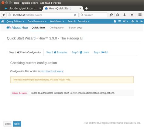 Apache Hadoop CDH Install With QuickStarts Docker