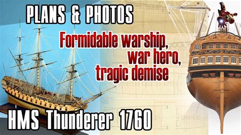 The Hms Thunderer 1760 Model Ship Plans And Photos Super Scalemodeling