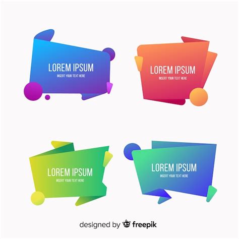 Premium Vector Abstract Frames Set