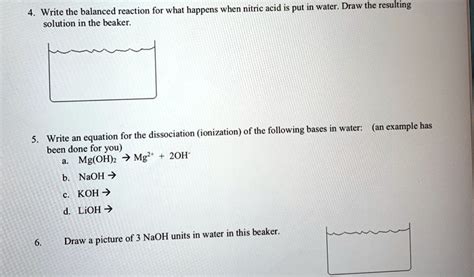 Chemical Equation For Ionization Of Hno3 In Water Tessshebaylo