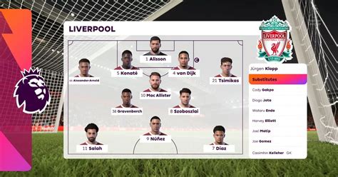 Liverpool Vs Nottingham Forest Simulated To Get A Premier League Score