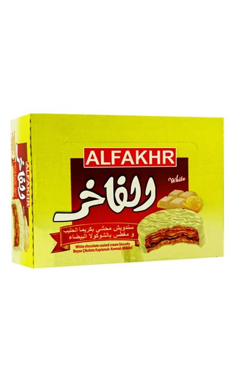 Alfakhr Beyaz Çikolatalı Kaplamalı Bisküvi 30 Gr X24 Adet Fiyatı