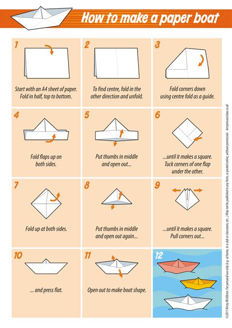 How To Make A Boat Paper