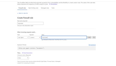 how to whitelist hexometer user agent in cloudflare hexometer