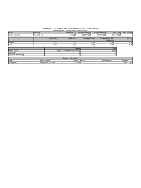 Payslip To Print Report Design 07 13 2023 Pdf