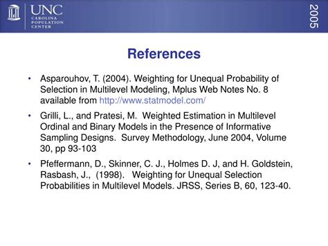 PPT Adjusting For Unequal Selection Probability In Multilevel Models A Comparison Of Software