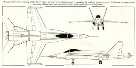 Northrop P 530 P 600 P 610 Yf 17 Design Evolution Page 3