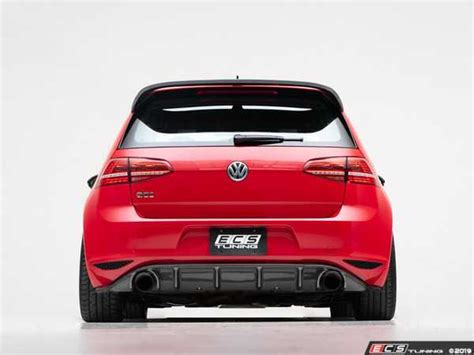Ecs 024740ecs01kt Mk7 Gti Carbon Fiber Rear Diffuser