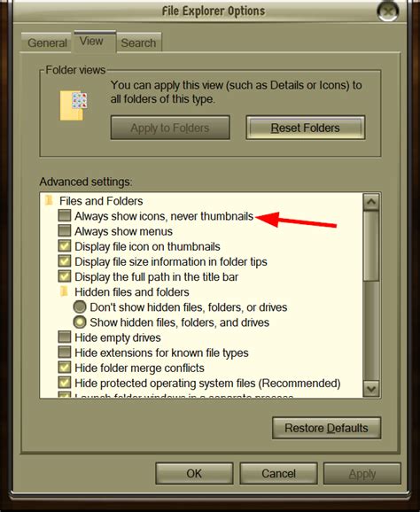 Windows Explorer Folder Down Icon
