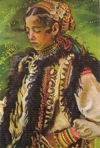 hutsul bridesmaid by kazimierz sichulski | Ukrainian art, Poland art ...
