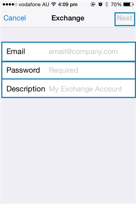 How To Setup A New Exchange Account On An Iphone Ipad Knowledgebase Control Networks