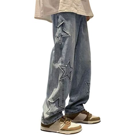 Mens Jeans Jeans Comfort Stretch Denim Straight Leg Relaxed Fit Jeans