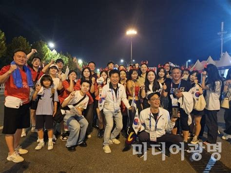 스포츠 강신성 대한체육회 부회장 항저우아시안게임 현지 응원 펼쳐 미디어광명