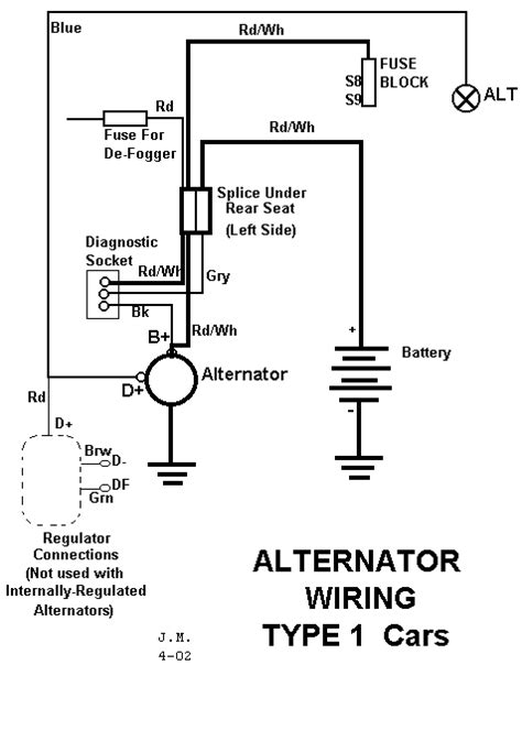 Alternator Wiring Diagram D