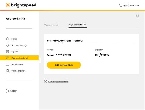 how to update your fiber payment method brightspeed