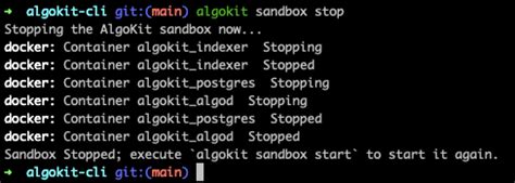 Algokit Sandbox Stop Issue 34 Algorandfoundation Algokit Cli GitHub