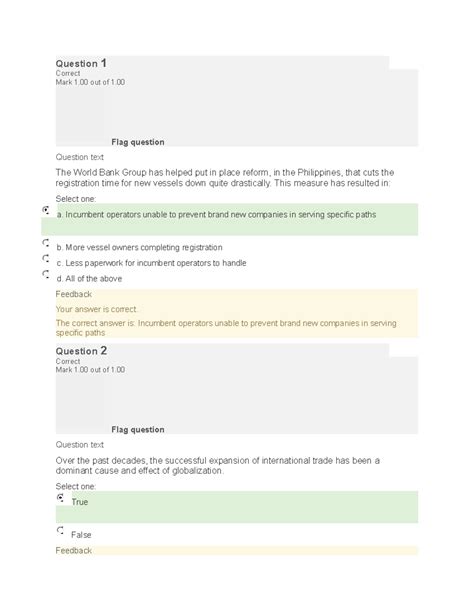 Pols 1503 Unit 1 Self Quiz Question 1 Correct Mark 1 Out Of 1 Flag Question Question Text