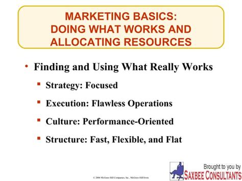 Marketing Basics Ppt