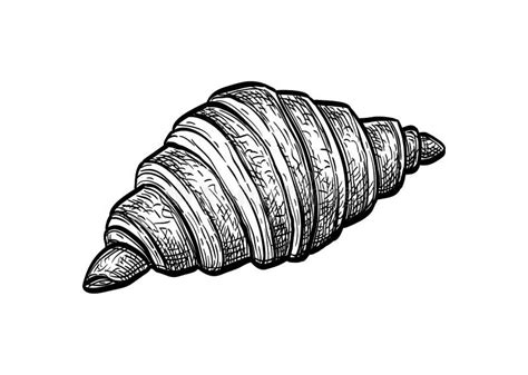 Dibujos De Croissant Para Colorear Vsun