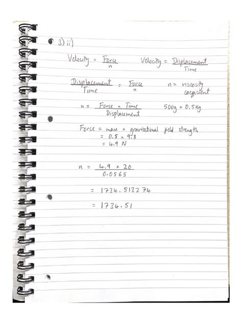 Velocity Displacement Pdf
