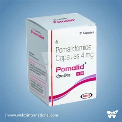 Pomalid Pomalidomide 4 Mg Capsules At Rs 8000 Bottle Nana Varachha