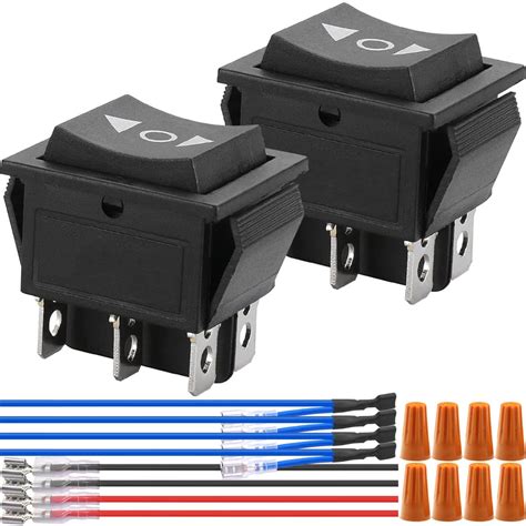 Dkardu Rocker Switch 6 Pin 3 Position Onoffon Momentary Toggle Switch