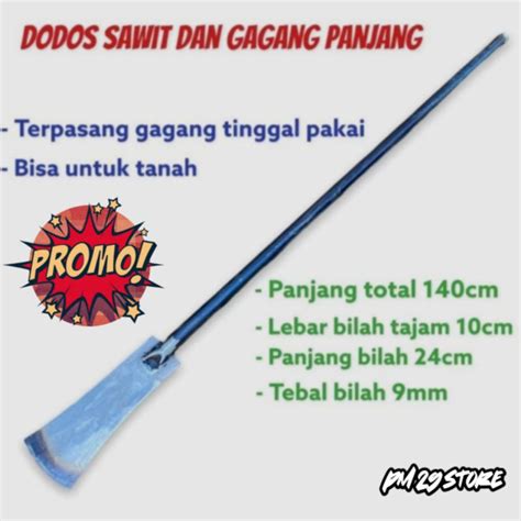 Jual Dodos Sawit Gagang Pipa Linggis Dodos Sawit Dodos Sawit Baja Asli Shopee Indonesia
