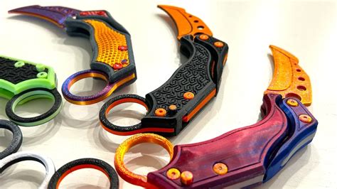 Gravity X Karambit Fidget Knife [no Screw Needed] By Iczfirz Makerworld Download Free 3d Models