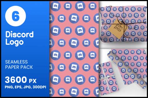 Discord Logo Seamless Patterns Graphic By Fromporto Creative Fabrica