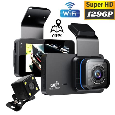 Carro Tra O Cam Vis O Noturna WiFi GPS DVR C Mera De Vis O