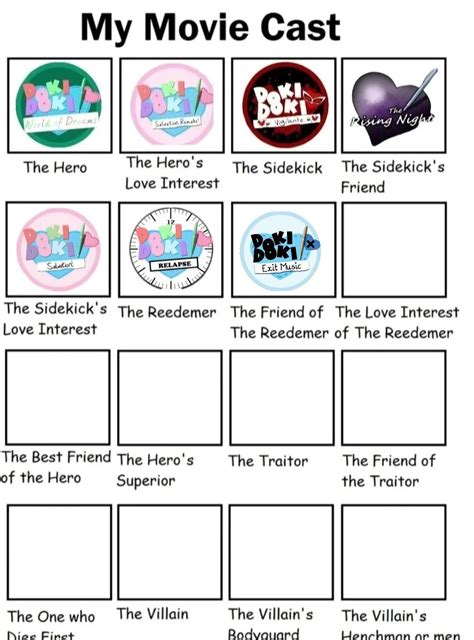 Ddlc Mods Have Decided To Shoot A Movie Choose Which Mod Will Play The 8° Role R Ddlcmods