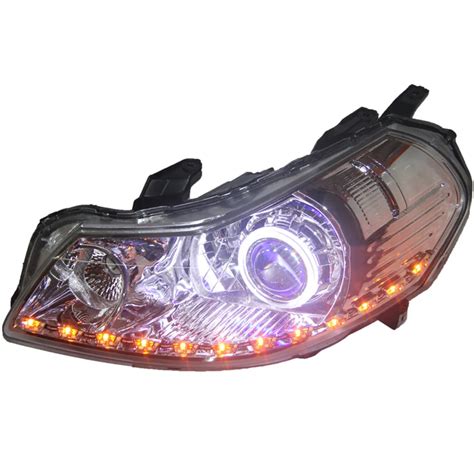 Conjunto De Faros Led Para Suzuki Sx4 Angel Eye Bi Lens Lámpara Hid De Xenón Señal De Giro De