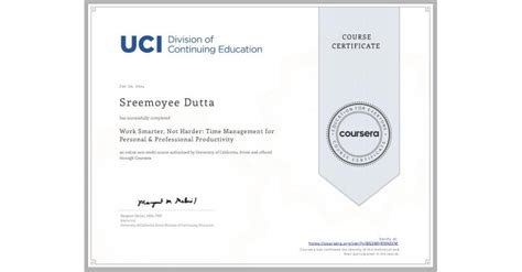 Sreemoyee Dutta On Linkedin Completion Certificate For Work Smarter