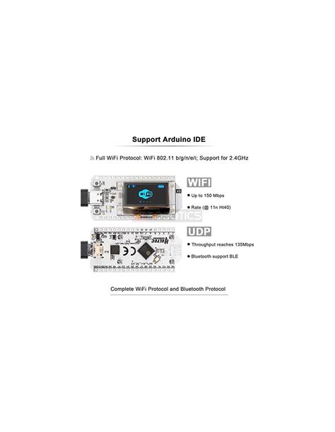 Módulo Wifi Bluetooth Esp32 Iot Cp2012 C Display Oled 096 V3 W