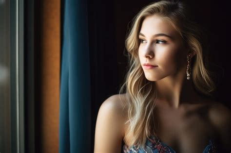 Premium Photo Shot Of A Young Woman In Her Prom Dress
