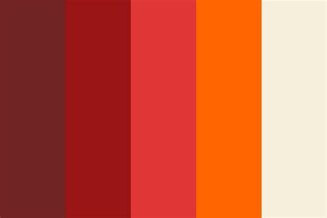 Pepperoni Pizza Color Palette Color Palette Color Schemes Colour