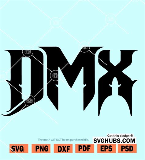 Dmx Logo Svg Dmx Rapper Svg Rest In Peace Dmx Svg