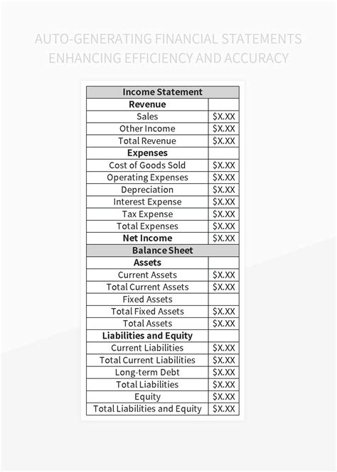 Free Auto Generating Templates For Google Sheets And Microsoft Excel